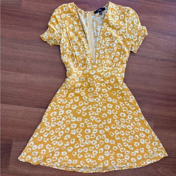 Lulus | Dresses | Lulus Yellow Spring Dress | Poshmark